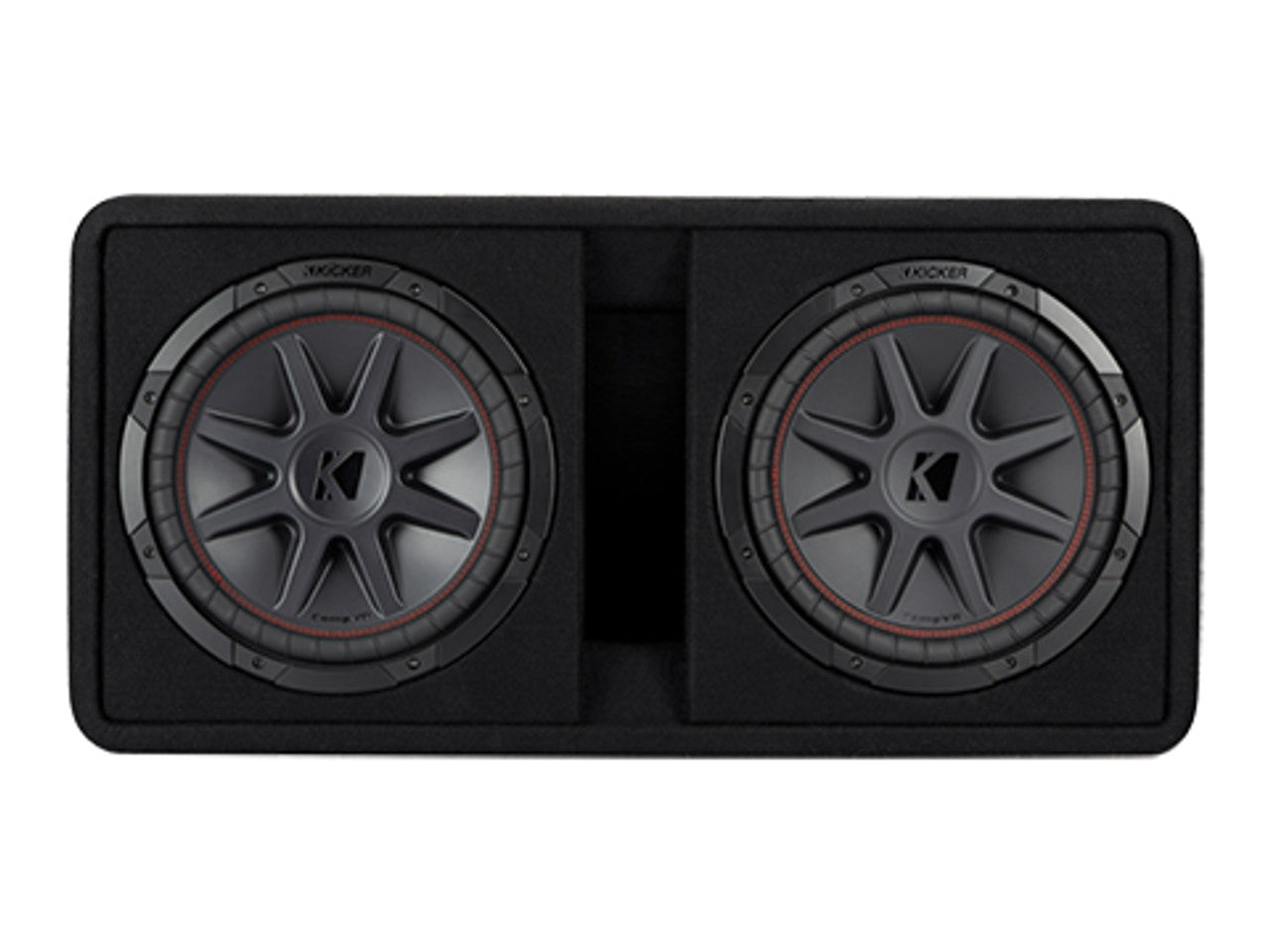Kicker 48DCVR122: 12" CompVR-Series 800 W RMS Dual 2-Ohms Vented Enclo ...