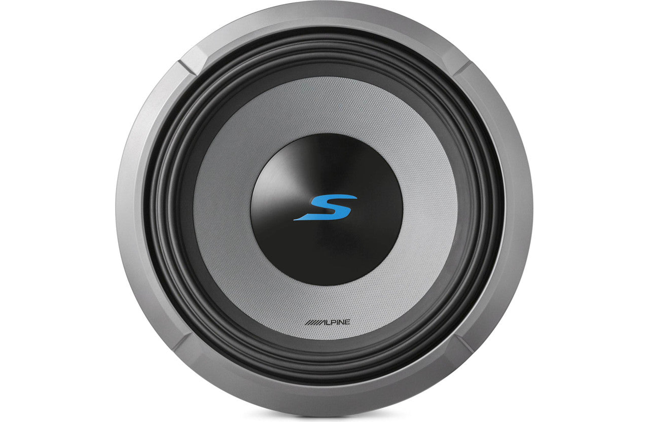 Alpine S2-W12D4: 12" S-Series 600 W RMS Dual 4-Ohms Subwoofer – AZ ...